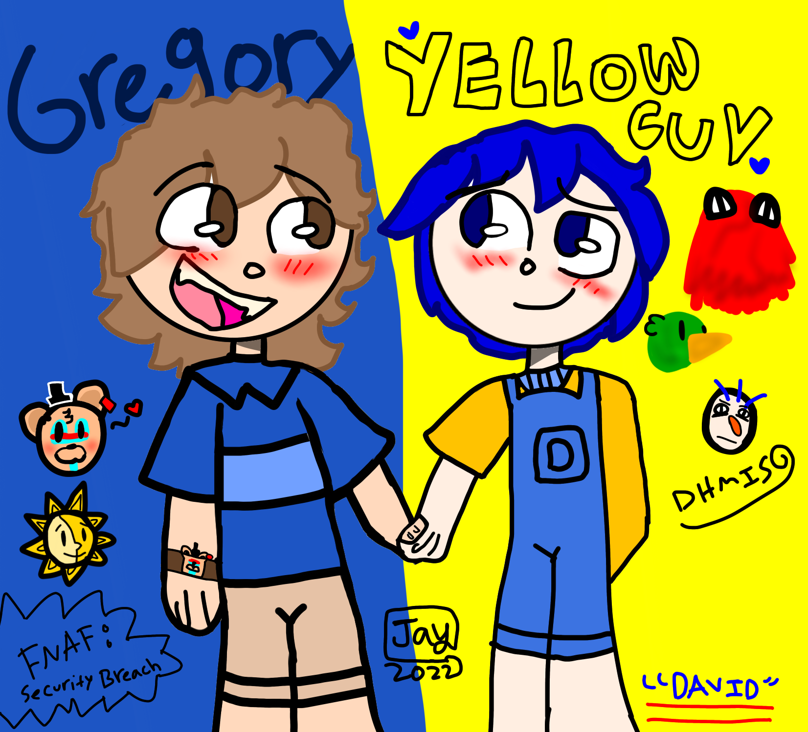 Gregory and Yellow Guy! - ibisPaint