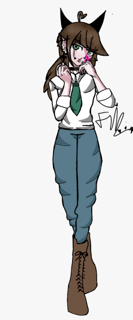 danganronpa oc sprite 1 - ibisPaint