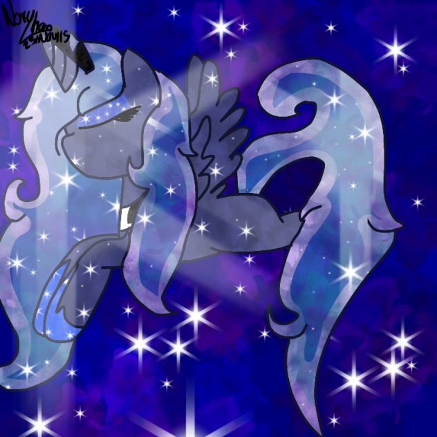 La Princesa de la noche. - ibisPaint