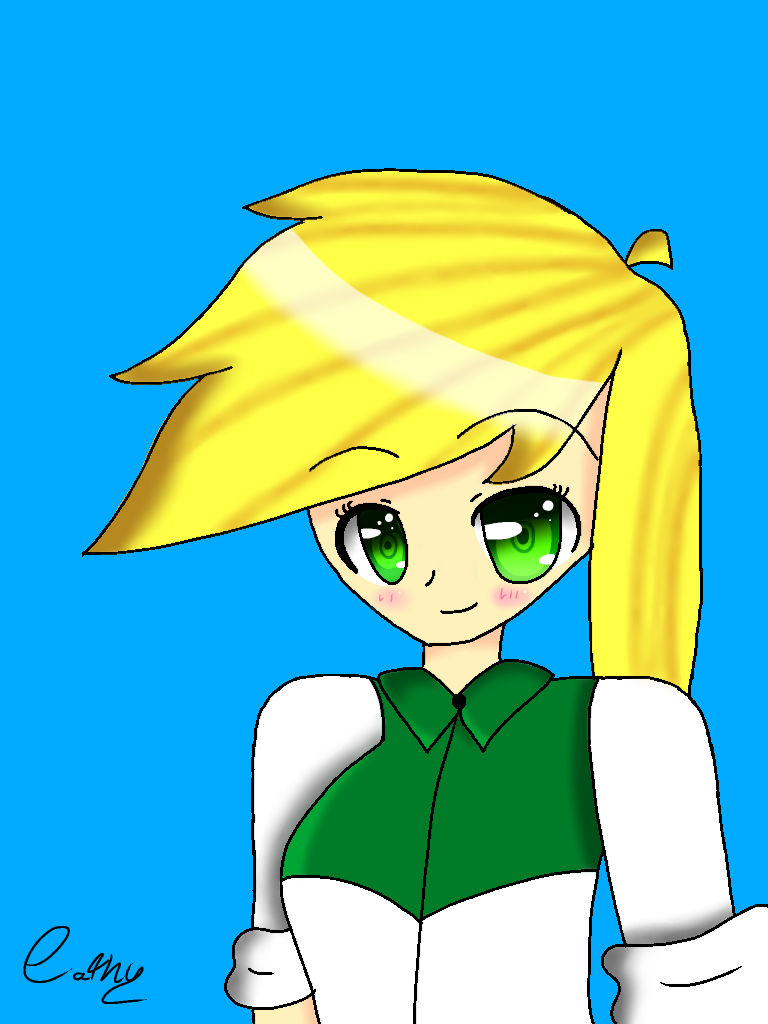 speedpaint applejack (without hat) - ibisPaint