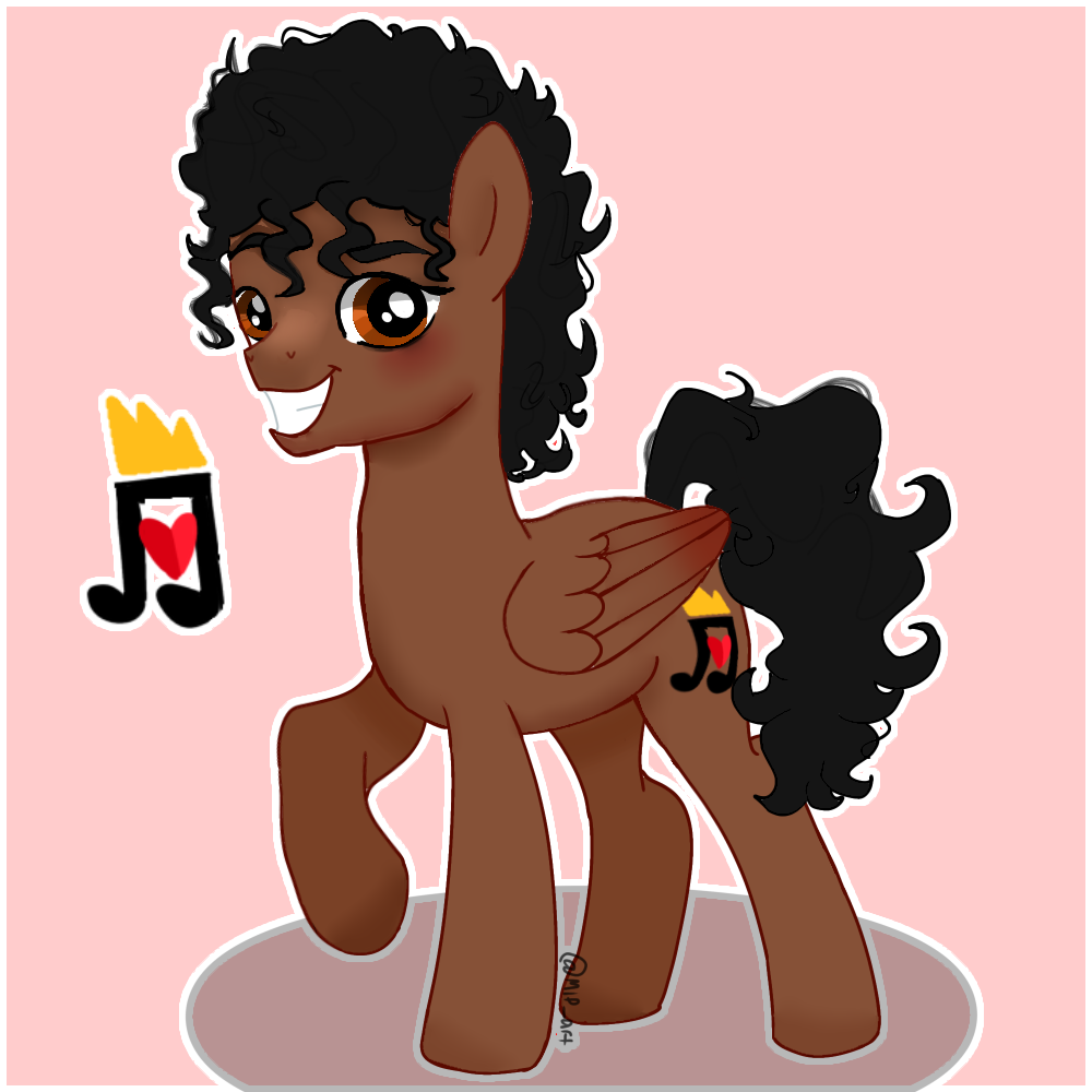 Micheal Jackson as a mlp character - ibisPaint
