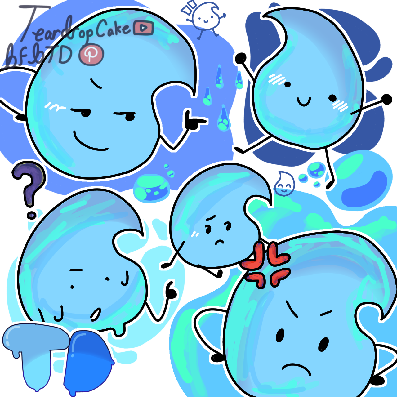 Teardrop !! 💙 - ibisPaint