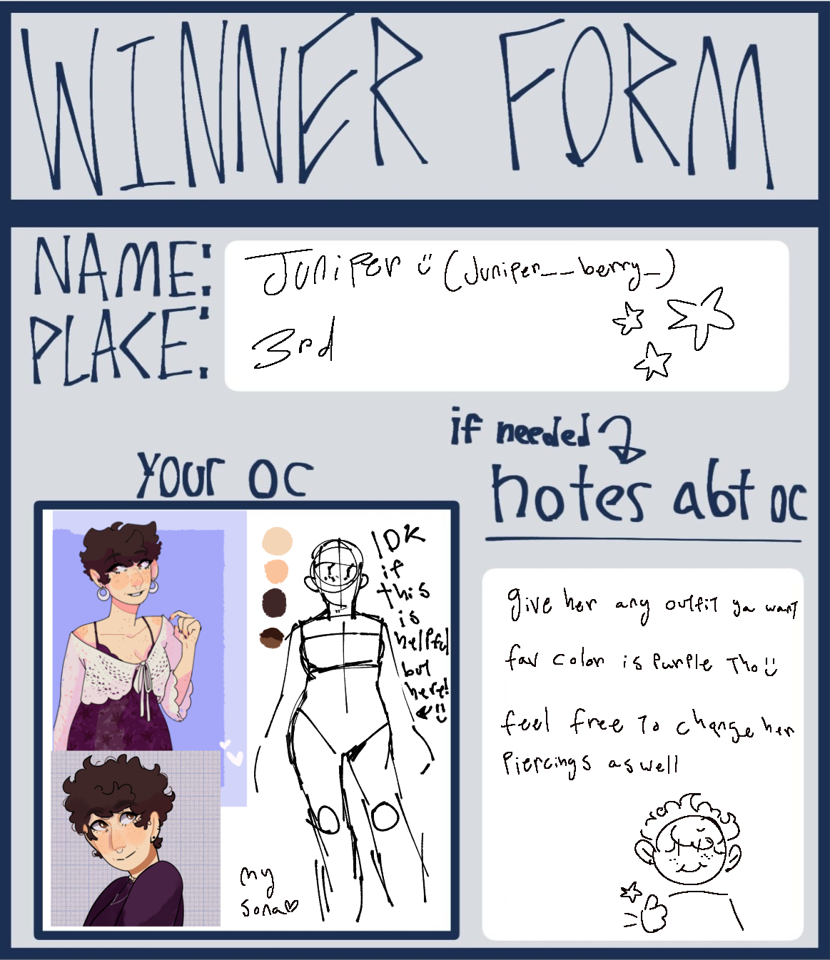 prize sheet for sal♡ - ibisPaint