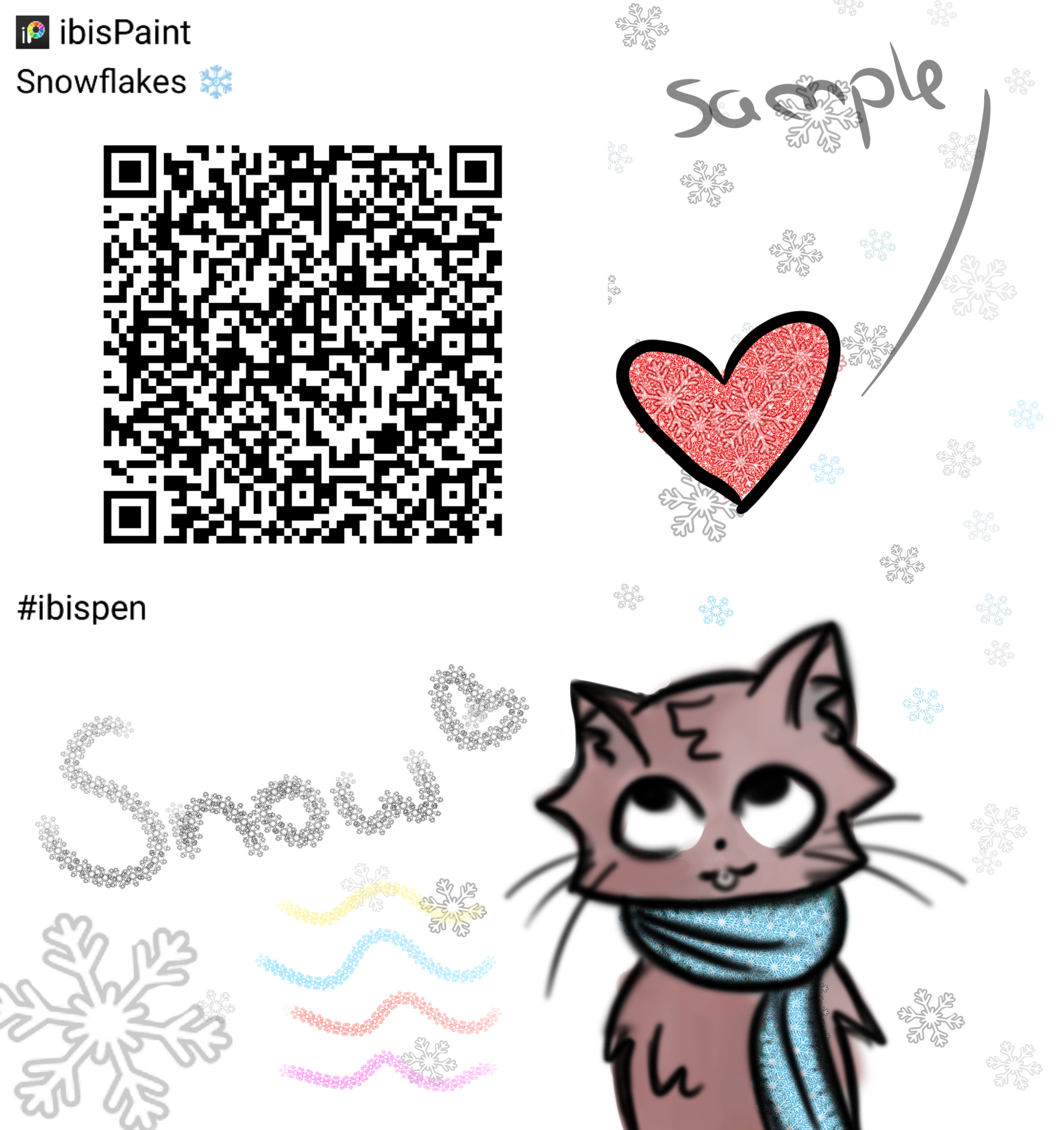 Snowflake Brush - ibisPaint