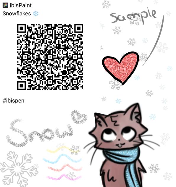 Snowflake Brush - ibisPaint