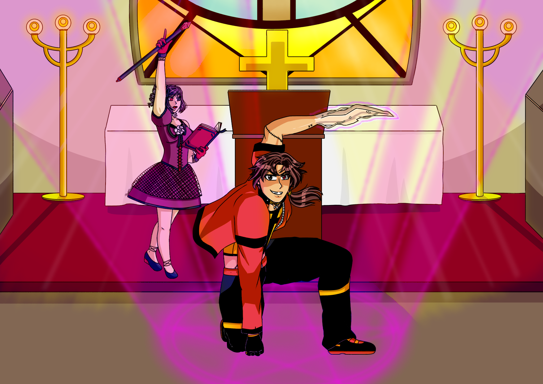 Lilith & Cain [Speedpaint] - ibisPaint