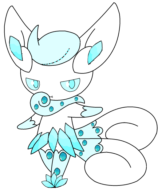 Meowstic Female Ice Type - ibisPaint
