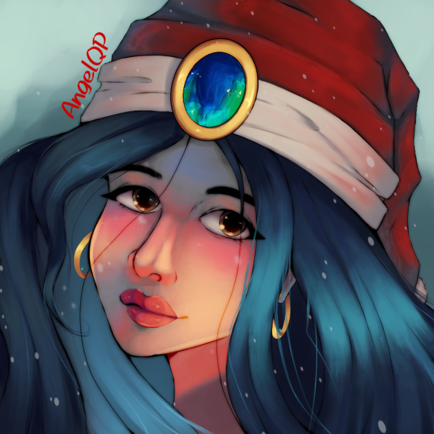 Jasmine at Christmas - ibisPaint