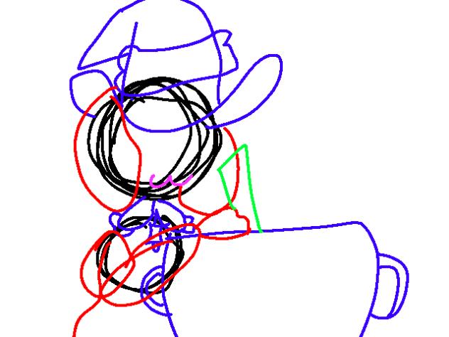 Working on a animatic - ibisPaint