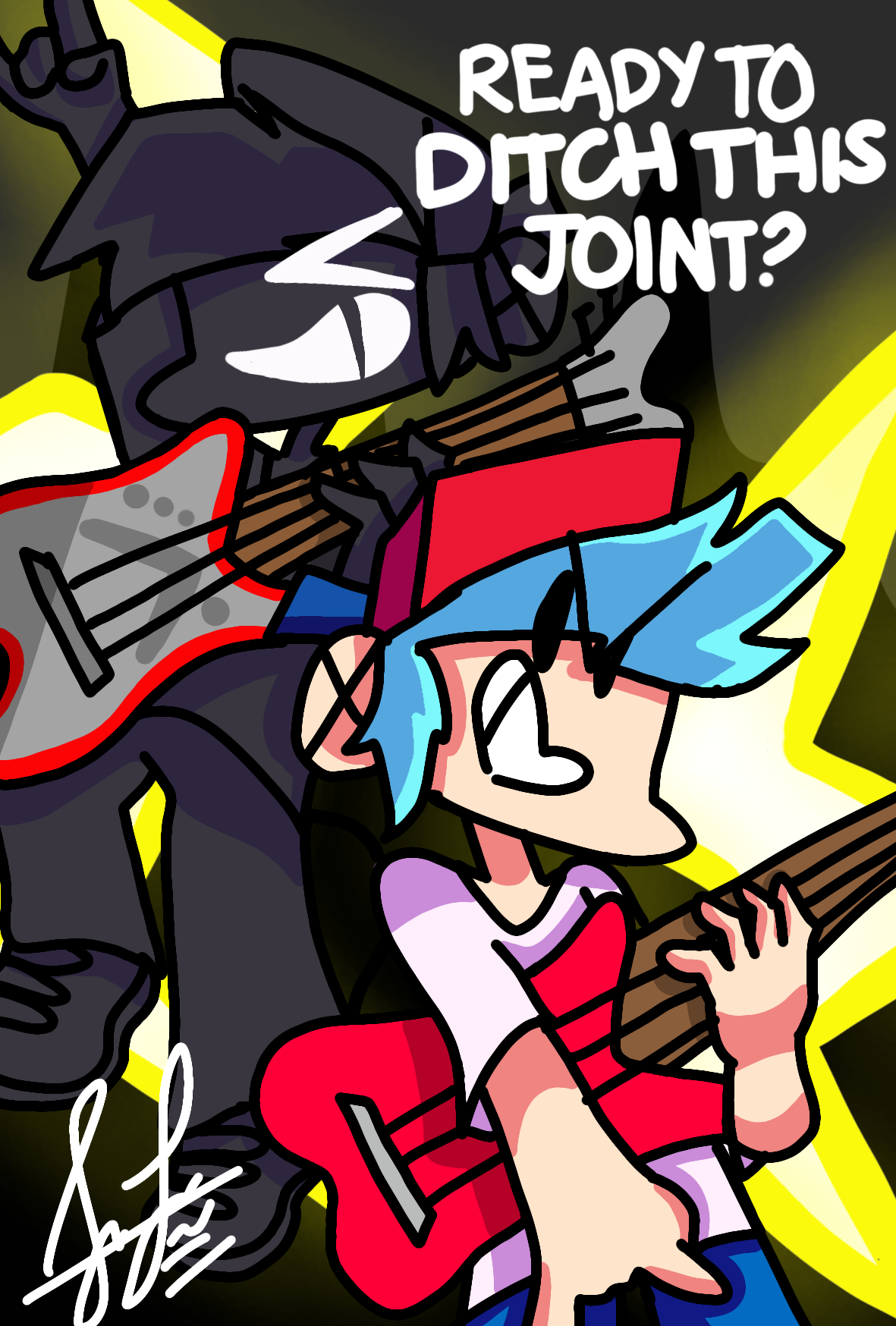 FNF Corruption Fanart - ibisPaint