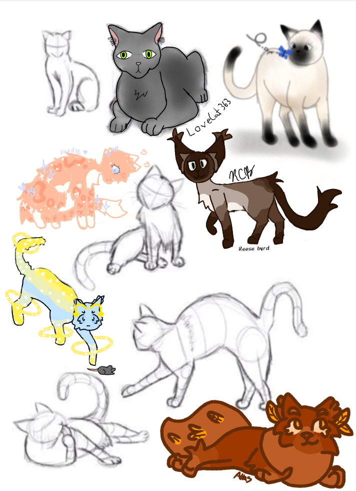 Warrior cats collab - ibisPaint
