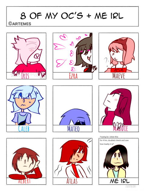 8 of my ocs - ibisPaint