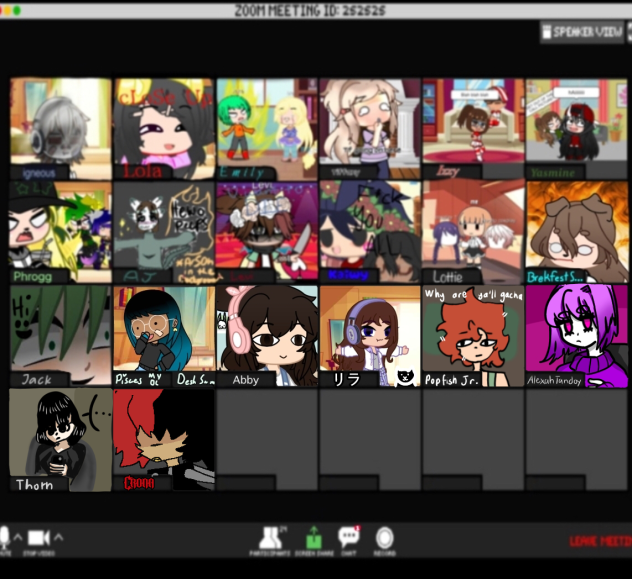 Zoom meet collab - ibisPaint