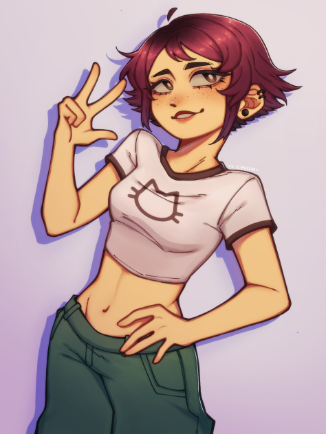 Morgan Allen (OC) - ibisPaint