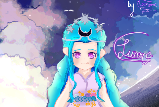 Fanart for Lunar in KREW anime - ibisPaint