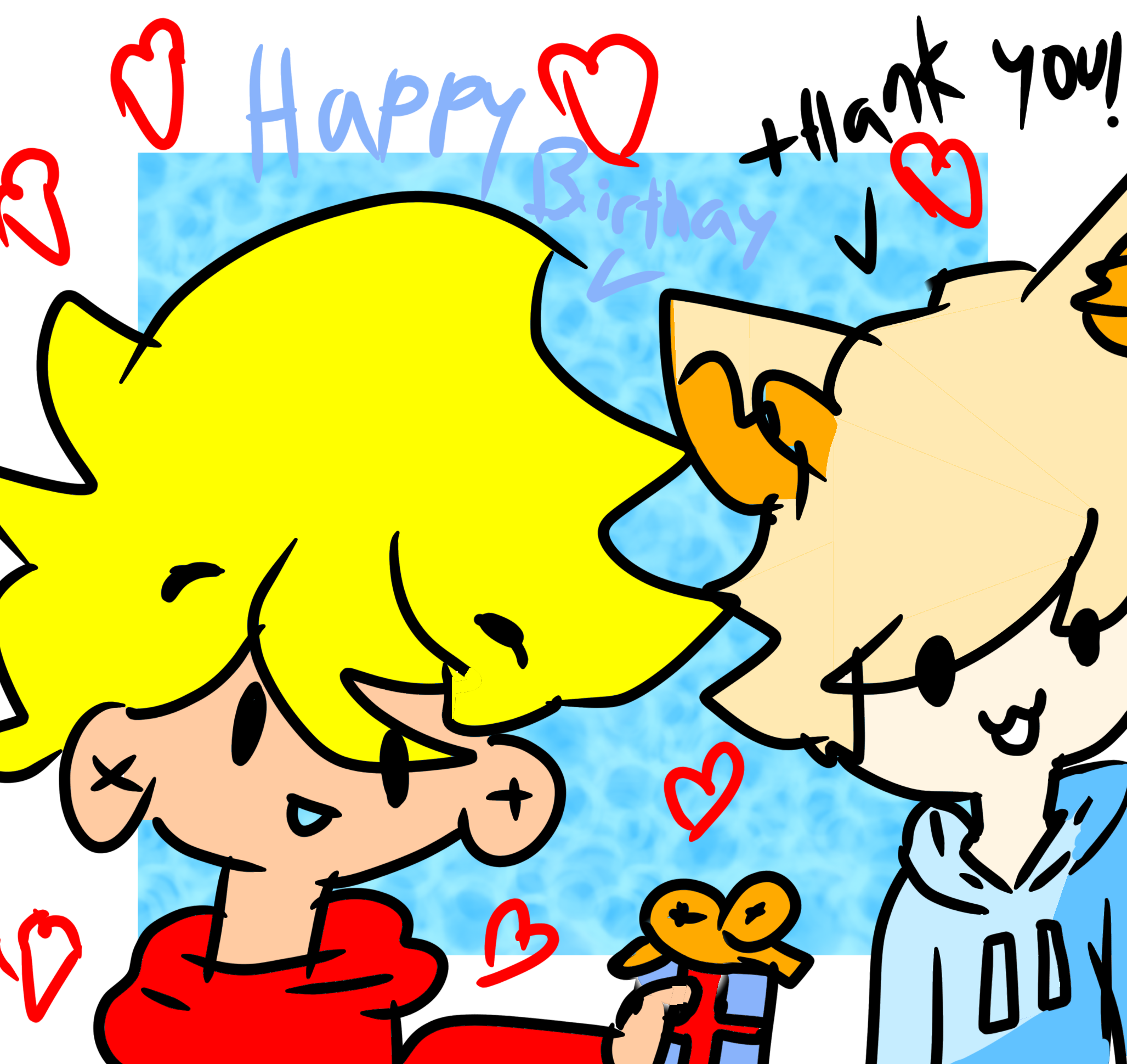 Happy birthay Toe! - ibisPaint