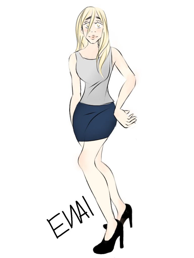 Práctica de anatomía y vestido - ibisPaint