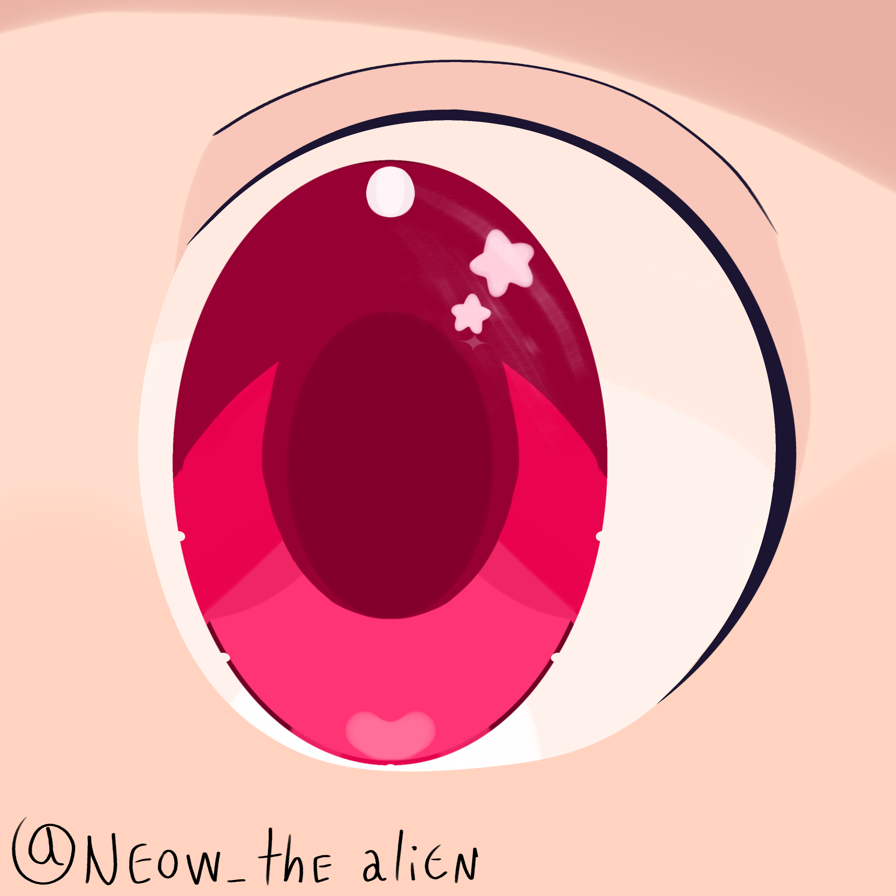 neow's eye but closer lolz - ibisPaint