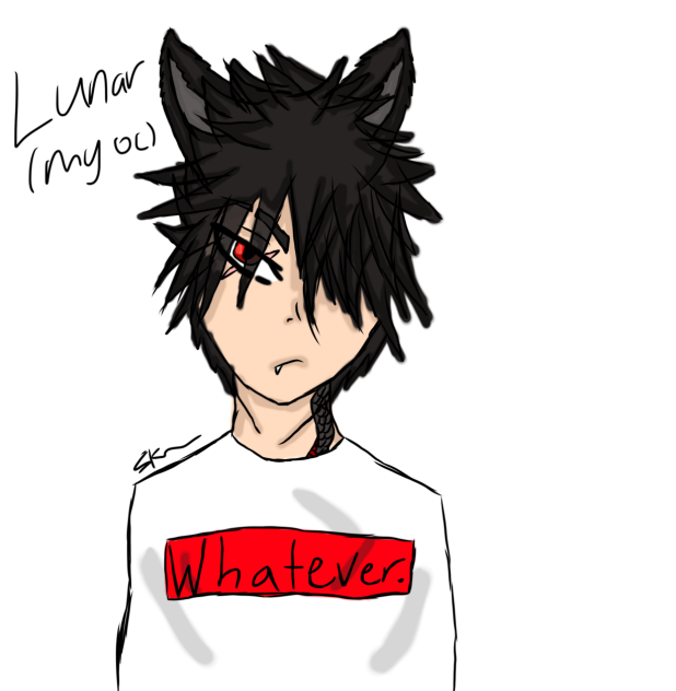 Lunar (my oc) - ibisPaint