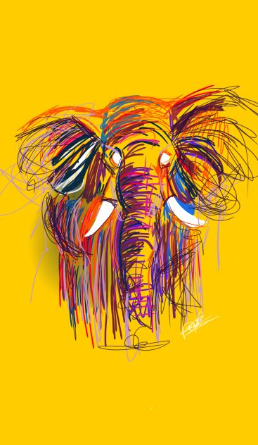 elephant disparition - ibisPaint