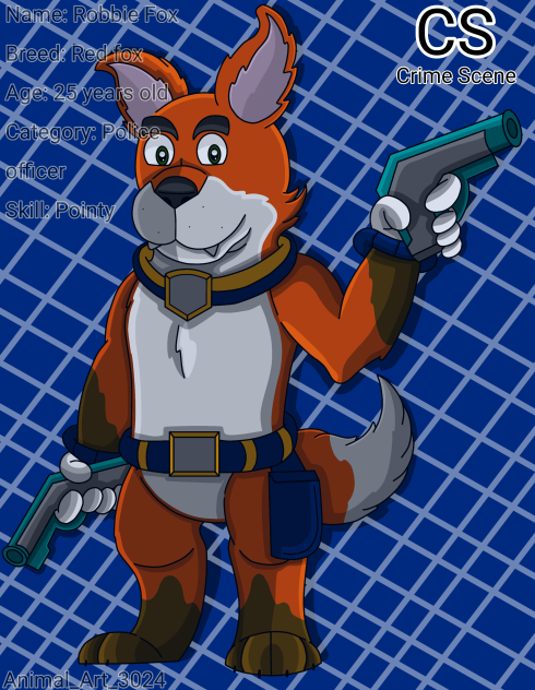 Officer Robbie Fox - ibisPaint
