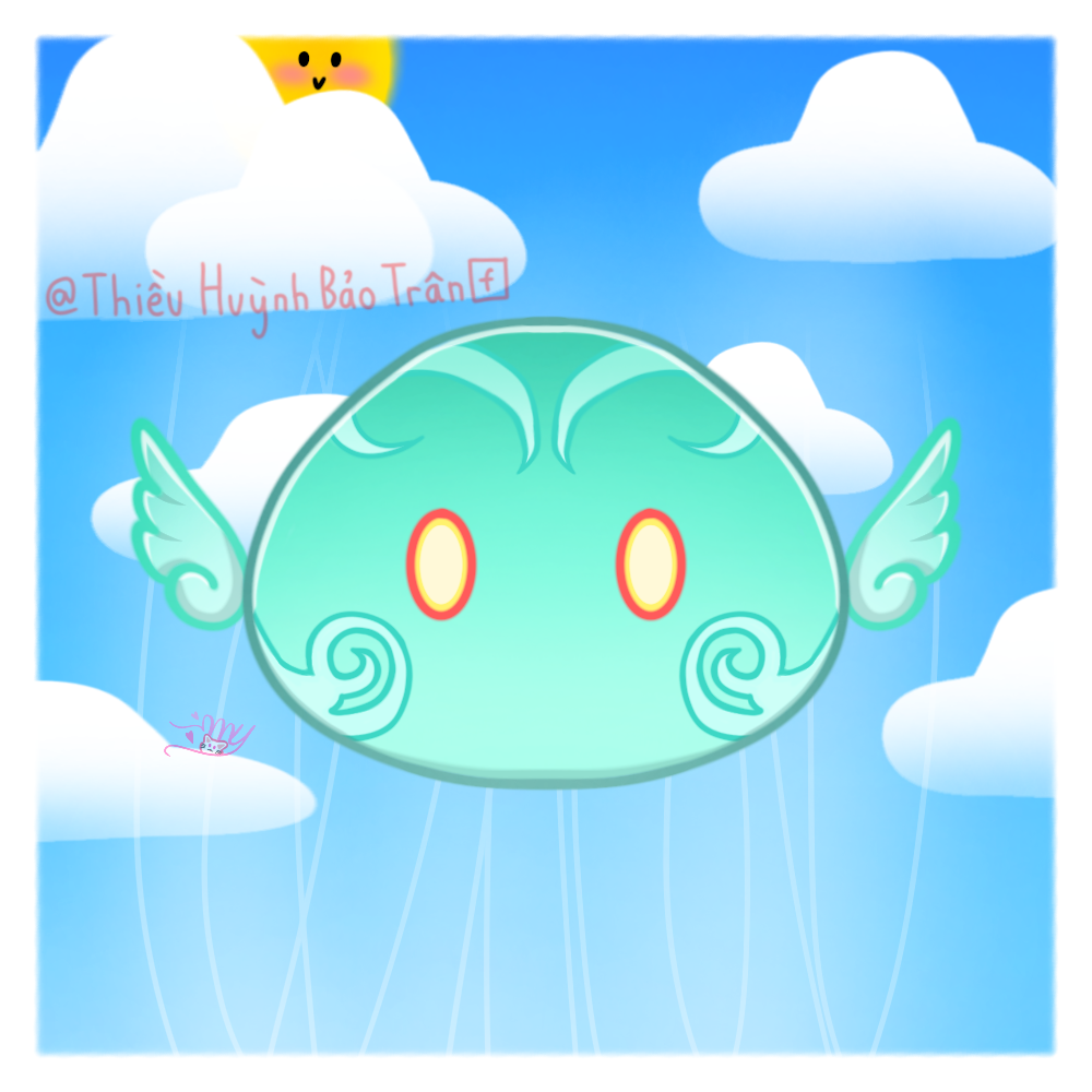 Genshin Slime Phong - ibisPaint