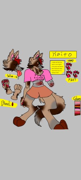 kaito my fursona - ibisPaint