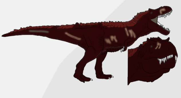 Burgundy T-rex ADOPT! - ibisPaint