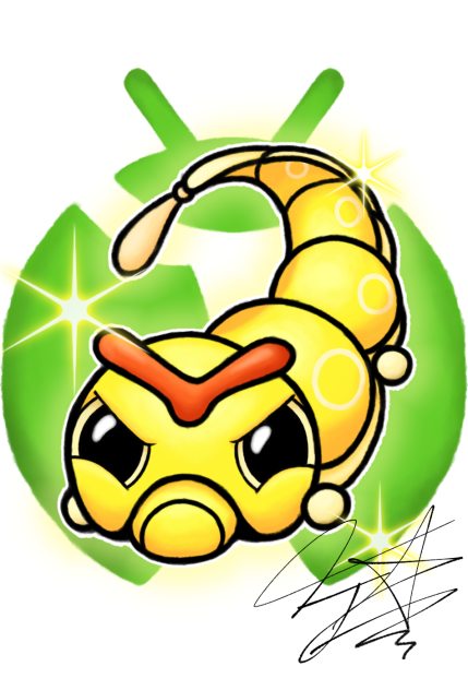 Caterpie Shiny v.2 - ibisPaint