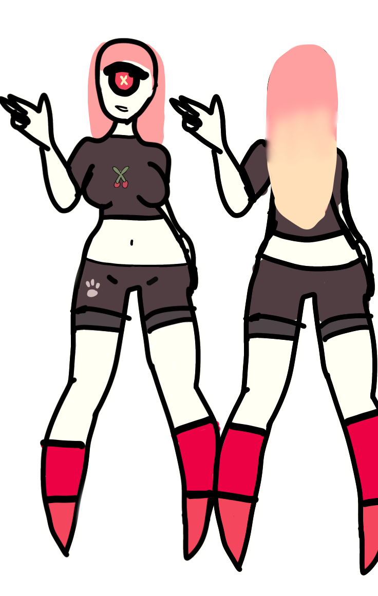 cherry bomb in pjs - ibisPaint