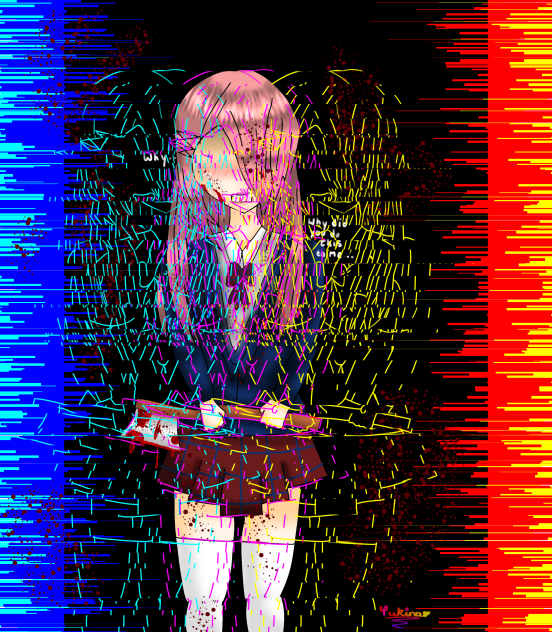 Corrupted Yandere ☠️ 🩸 - ibisPaint
