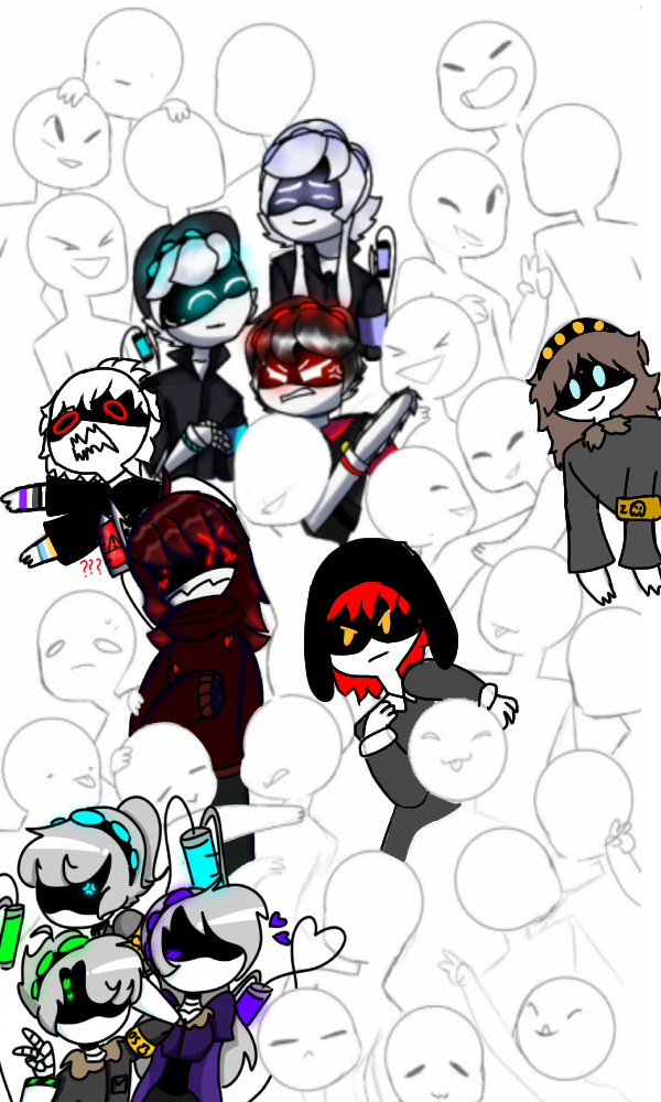 murder drones collab - ibisPaint