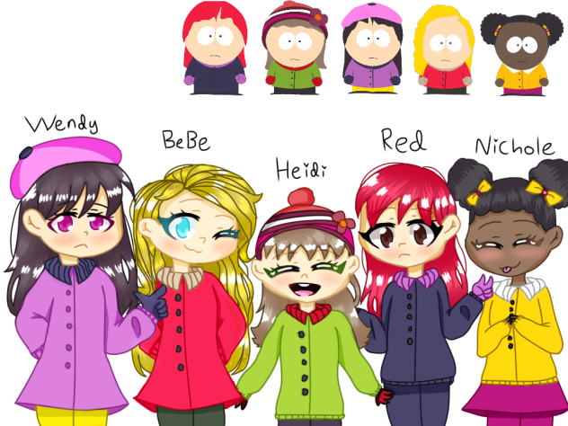 South Park girls - ibisPaint