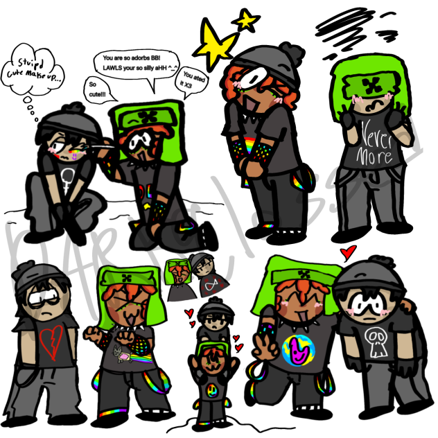 Scene Kyle me goth Stan stuff - ibisPaint