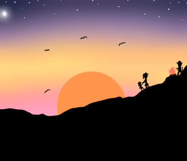 Pretty sunset - ibisPaint