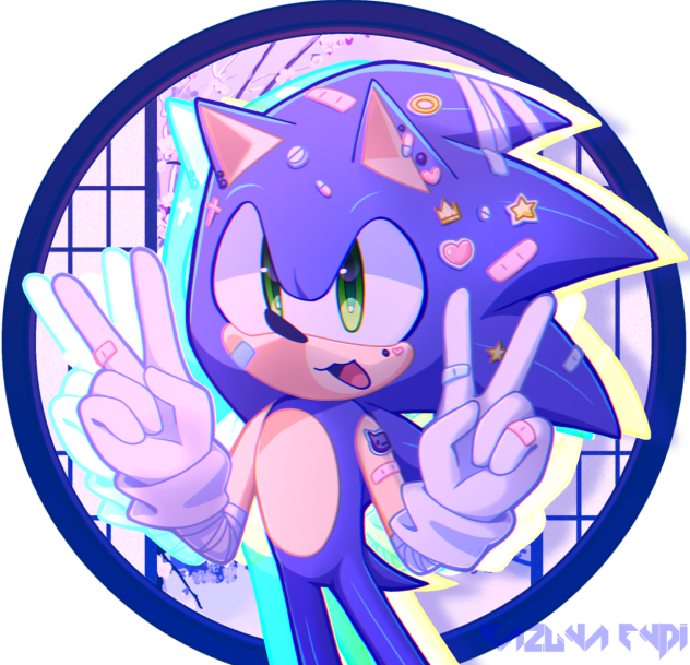 cute sonic - ibisPaint