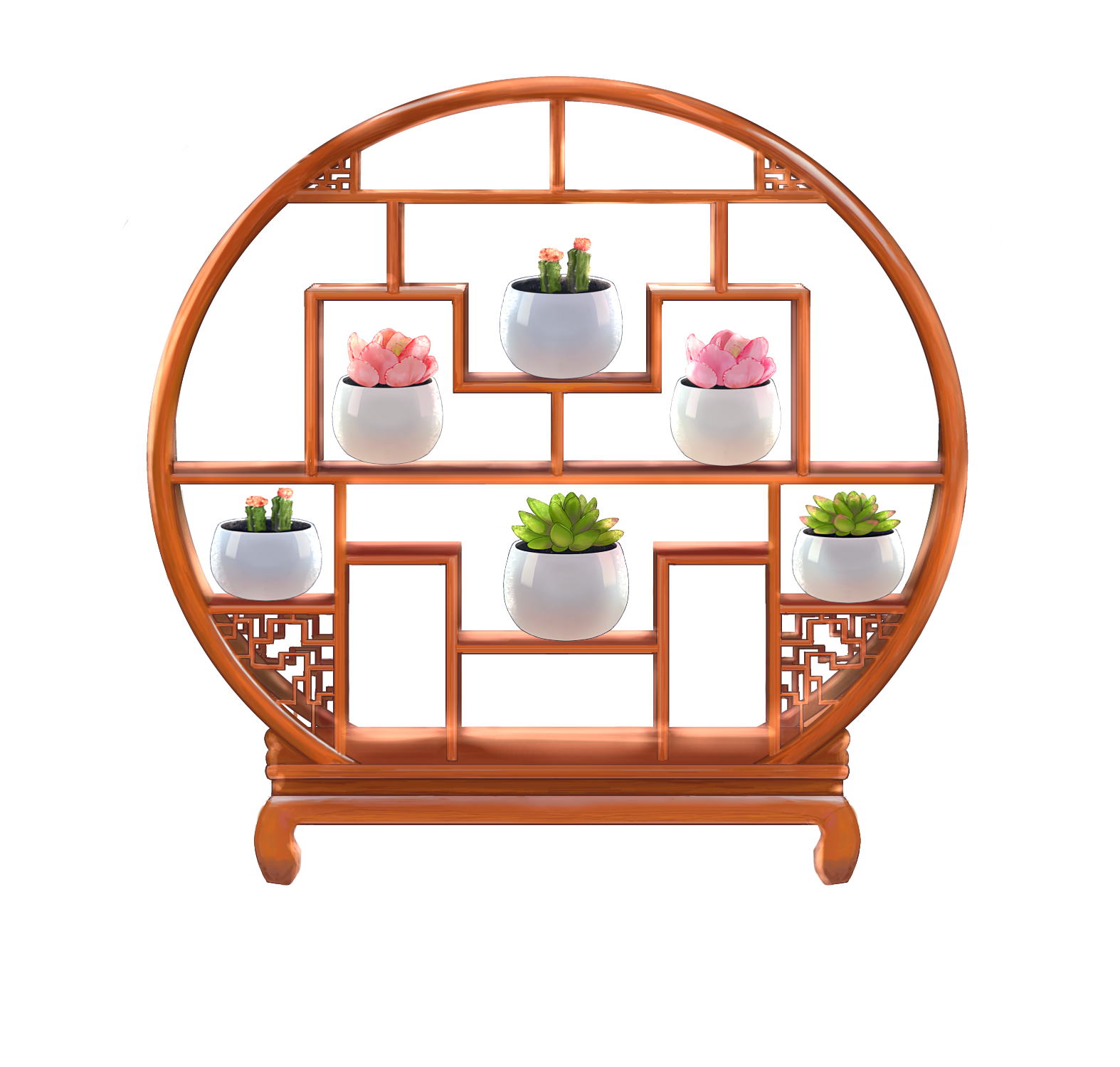 Flower pot display shelf - ibisPaint