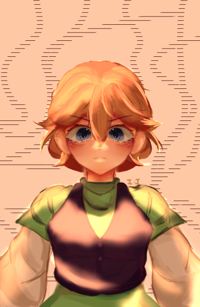 brave little girl - ibisPaint