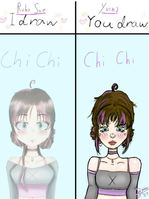 I draw , you draw with Ruby Sue - ibisPaint