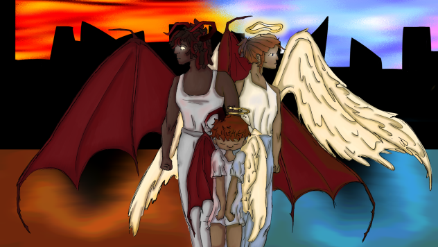 Devil v Angle - ibisPaint