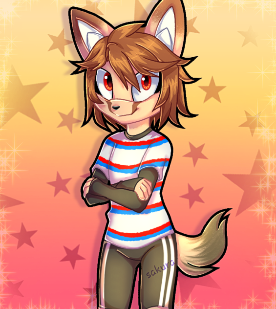 minha oc no estilo do sonic kk - ibisPaint