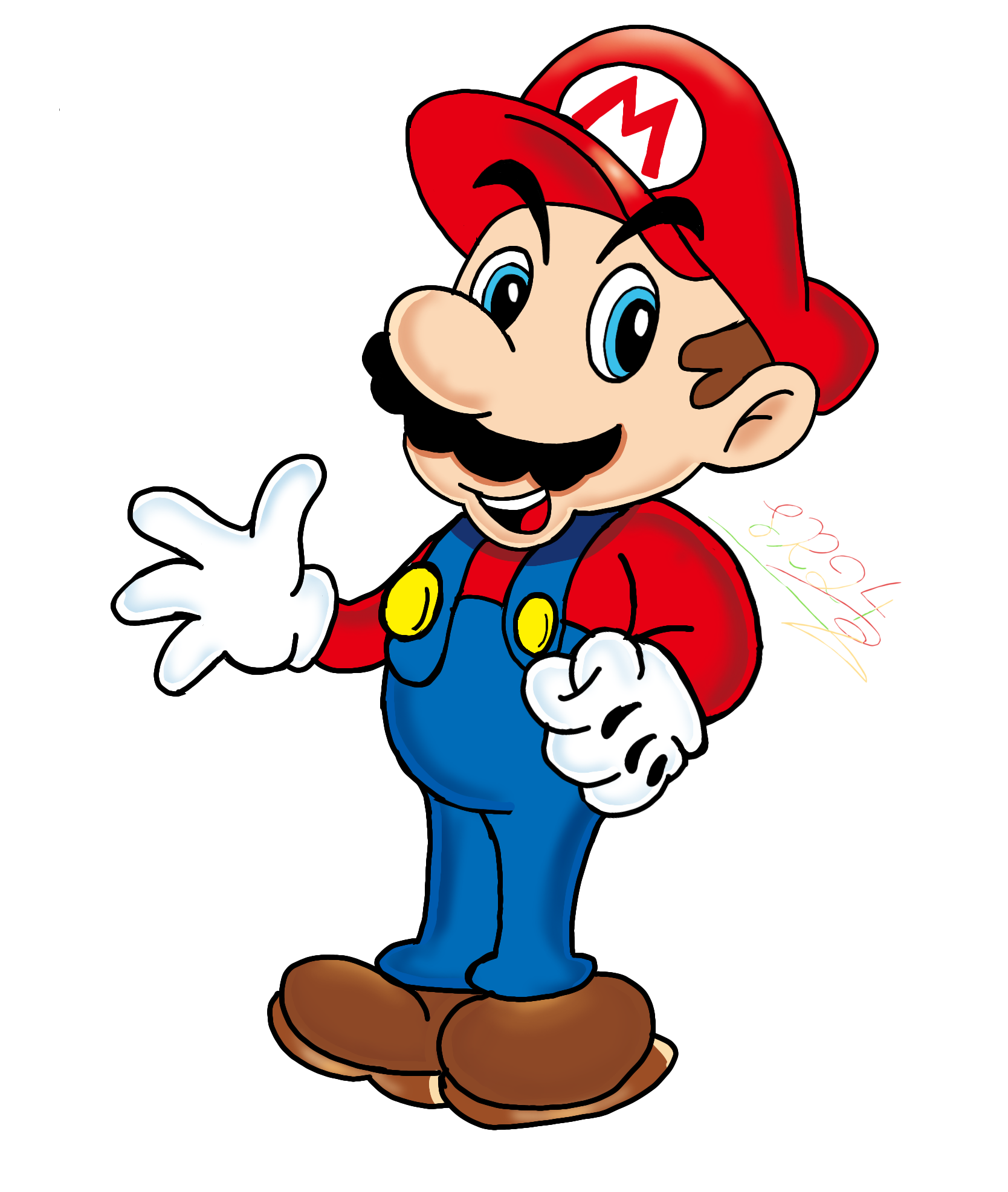 Super Mario Art Style - ibisPaint