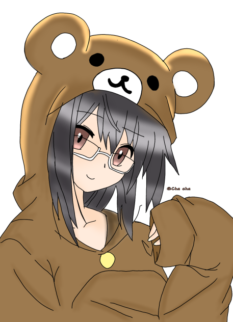 Bear girl - ibisPaint