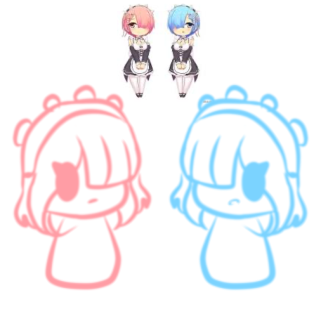 Rem and Ram - ibisPaint