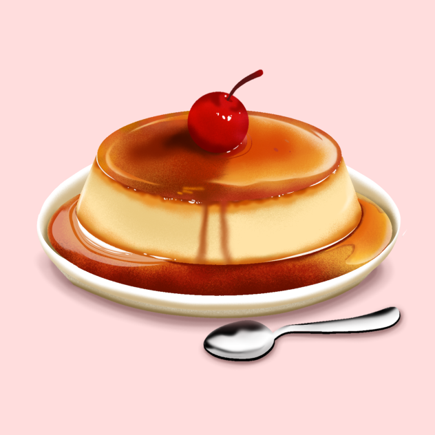 Leche Flan Dessert - ibisPaint