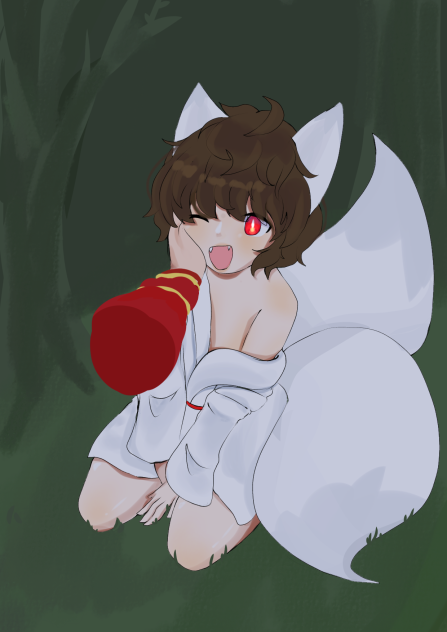 Mike the fox cub - ibisPaint