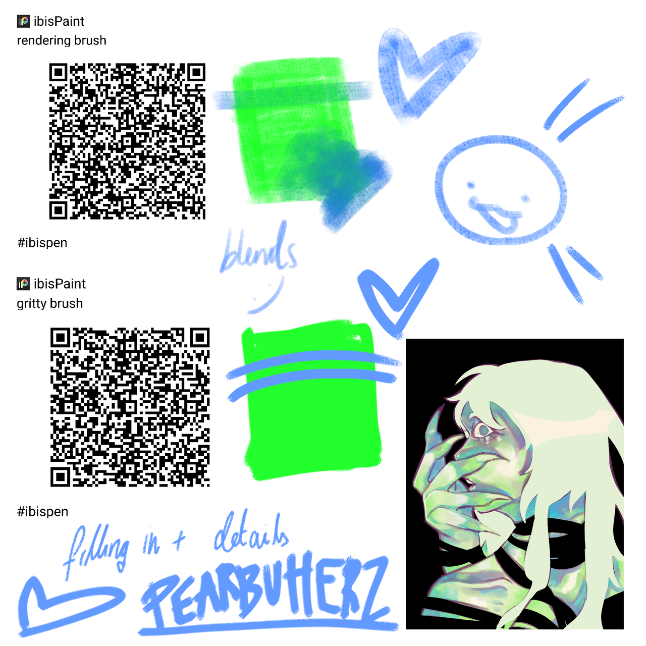 brushes qr codes - ibisPaint