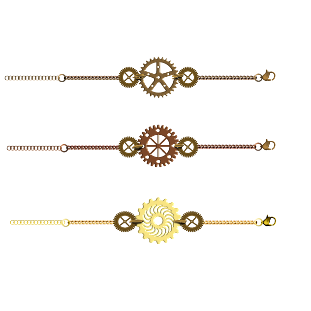 Steampunk Bracelet - ibisPaint