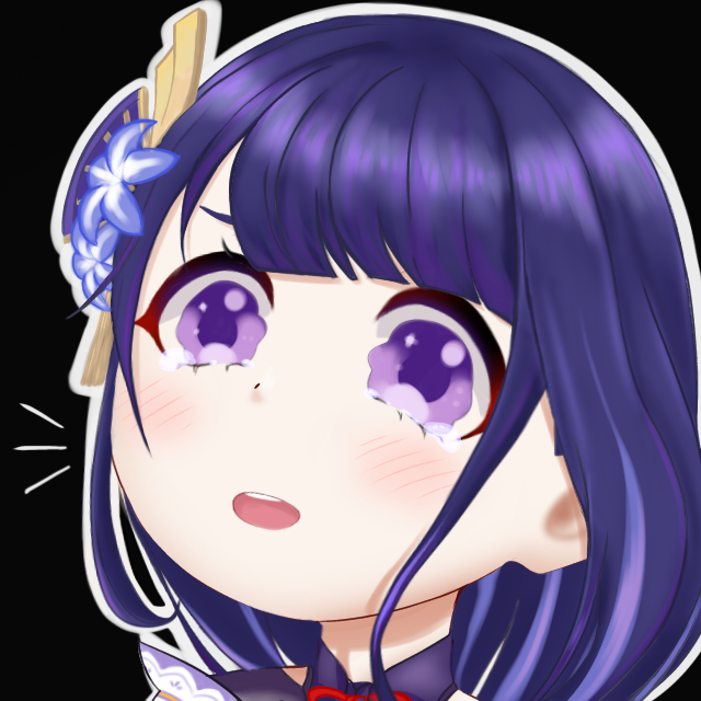 Raiden shogun cry - ibisPaint