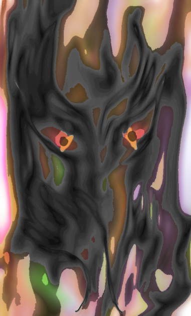 Eyes in the dark - ibisPaint